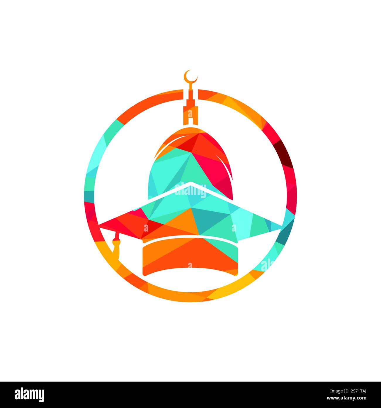 Islamic education vector logo design. Muslim learning logo template ...