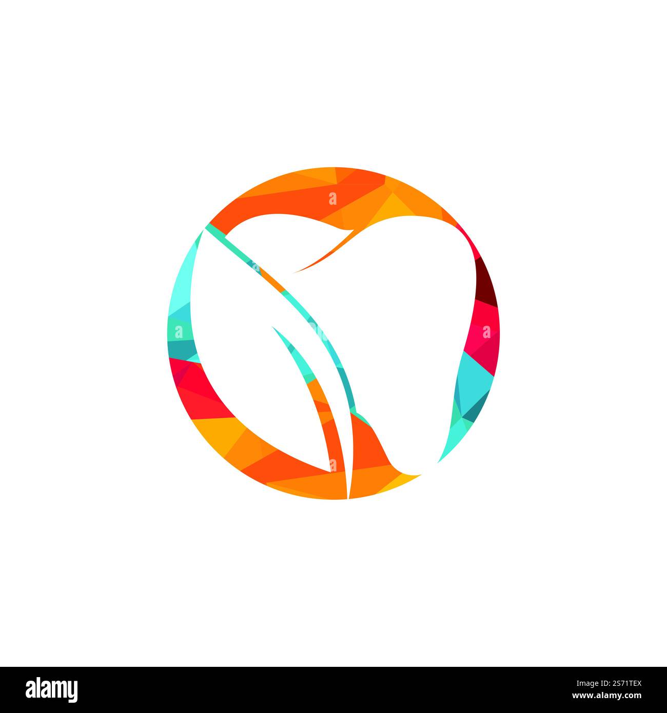 Nature Dental logo template design. Tooth and leaf icon logo Stock ...