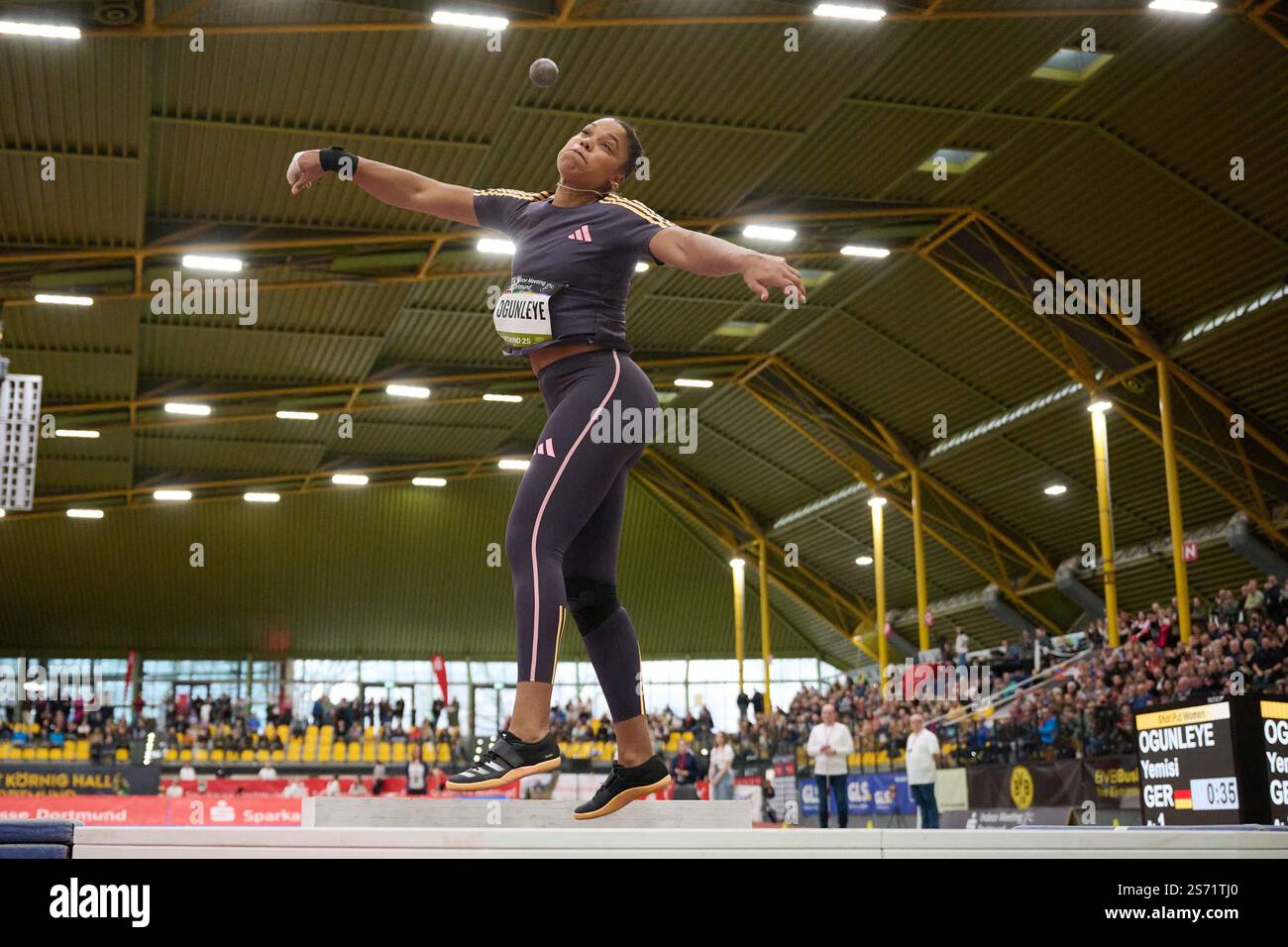 Dortmund, Germany. 18th Jan, 2025. Athletics: Sparkassen Indoor Meeting in the Helmut-Körnig ...