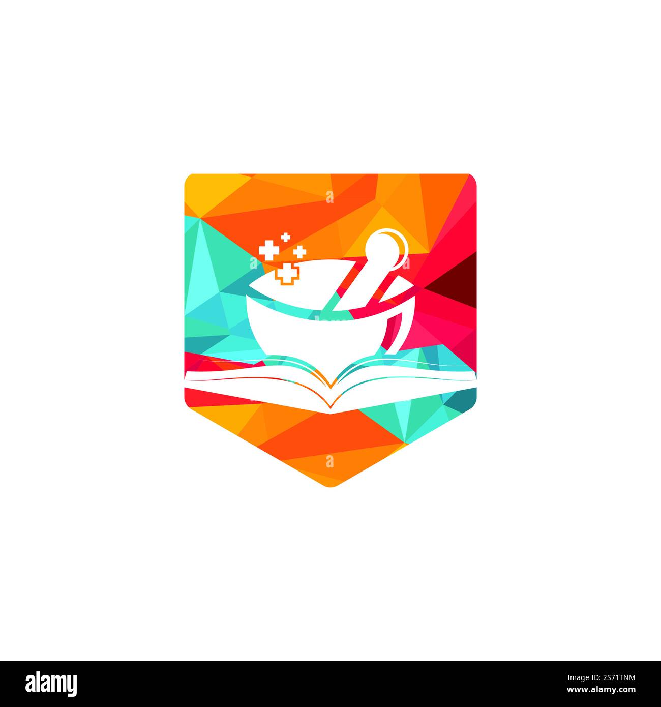 Pharmacy book vector logo design. Medical study logo design concept ...