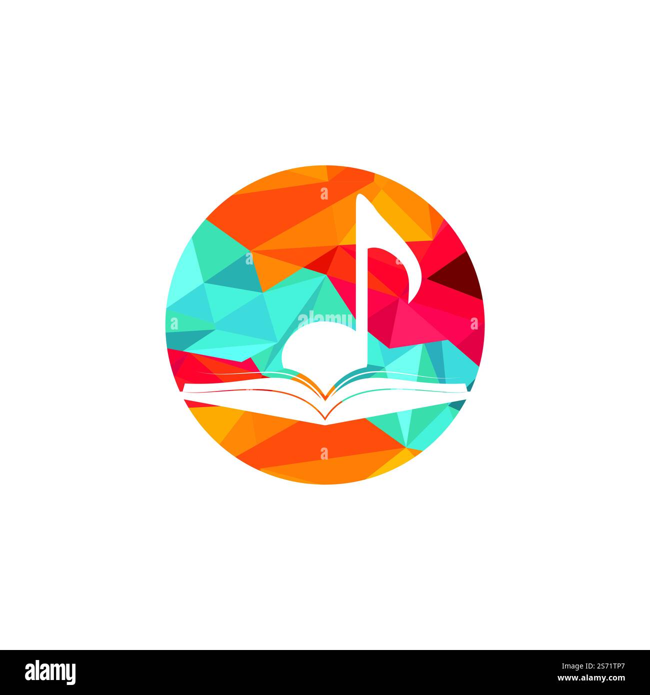 Music book vector logo design. Book and music note icon design Stock ...