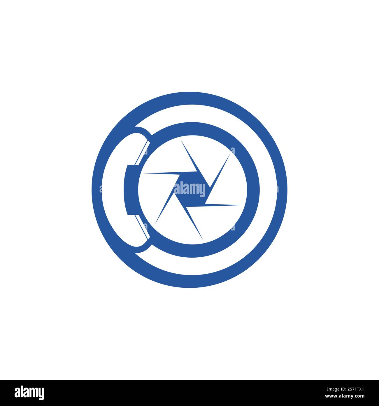 Photo call vector logo design. Snap call logo idea Stock Vector Image ...