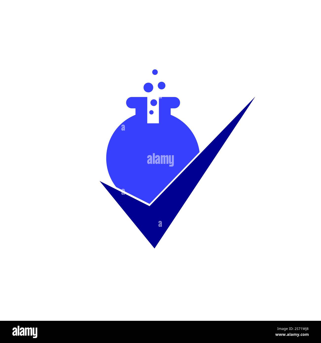 Lab Check vector logo design. Lab check verified logo vector icon ...