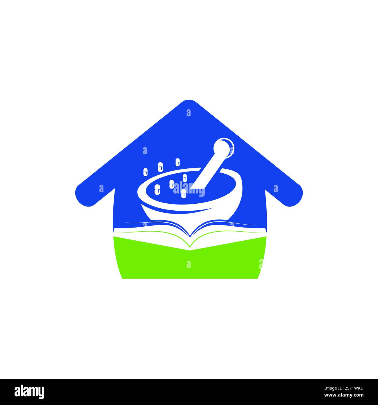 Pharmacy book vector logo design. Medical study logo design concept ...