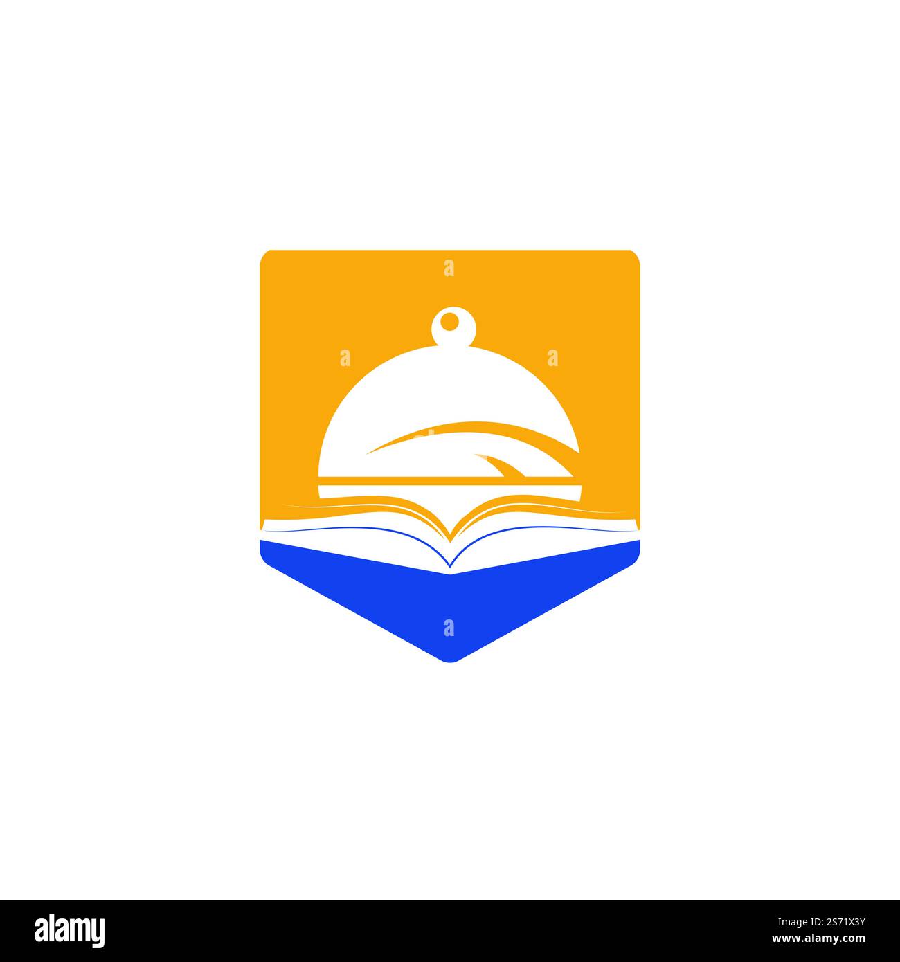 Food education vector logo design. Cooking food nutrition study ...