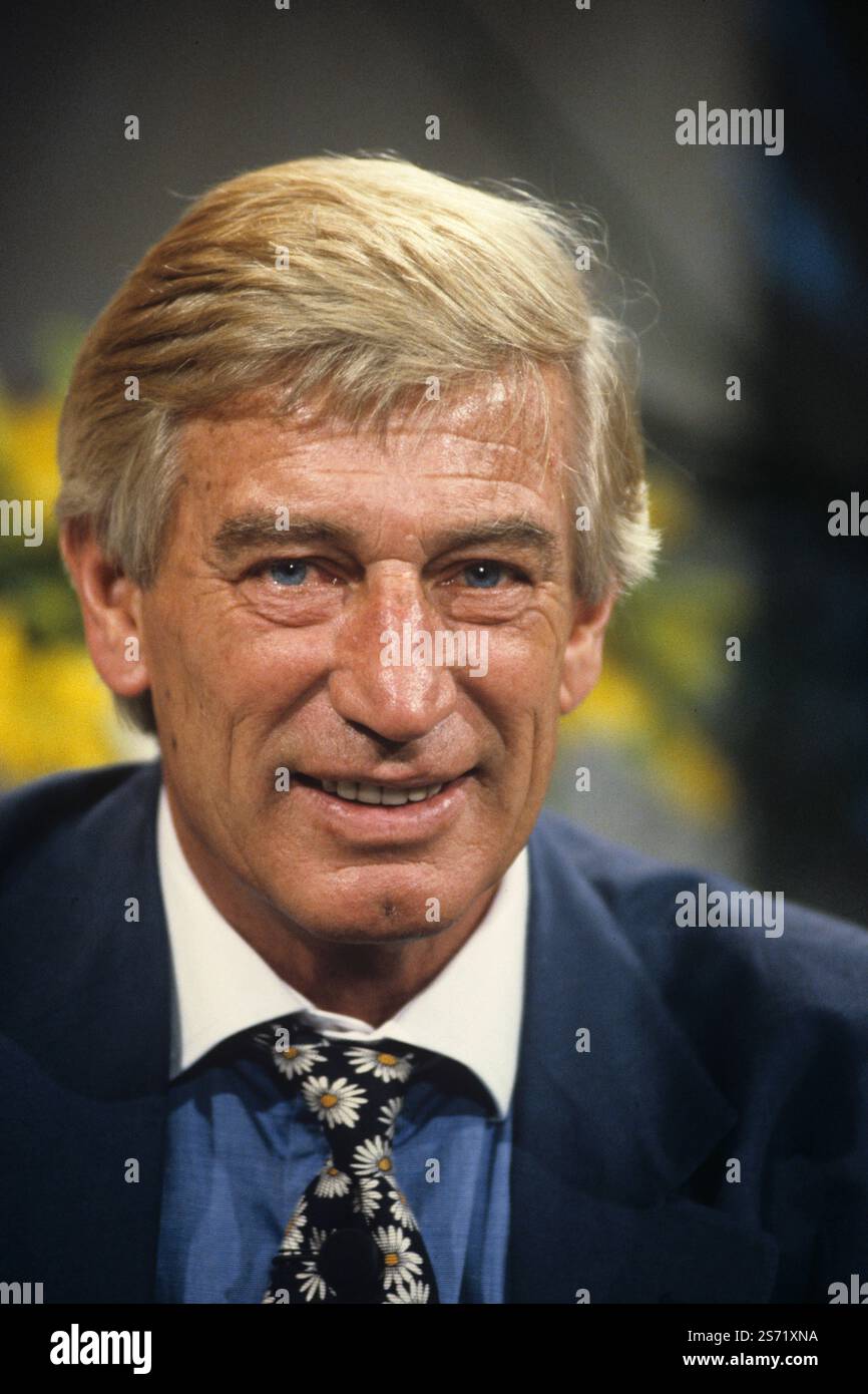 Schauspieler Siegfried Rauch bei einem Pressetermin in Hamburg 1992 ...