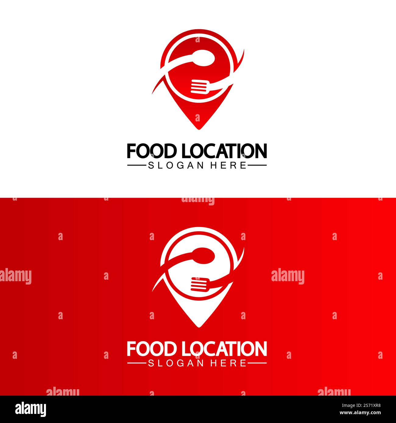 Cafe location logo hi-res stock photography and images - Alamy