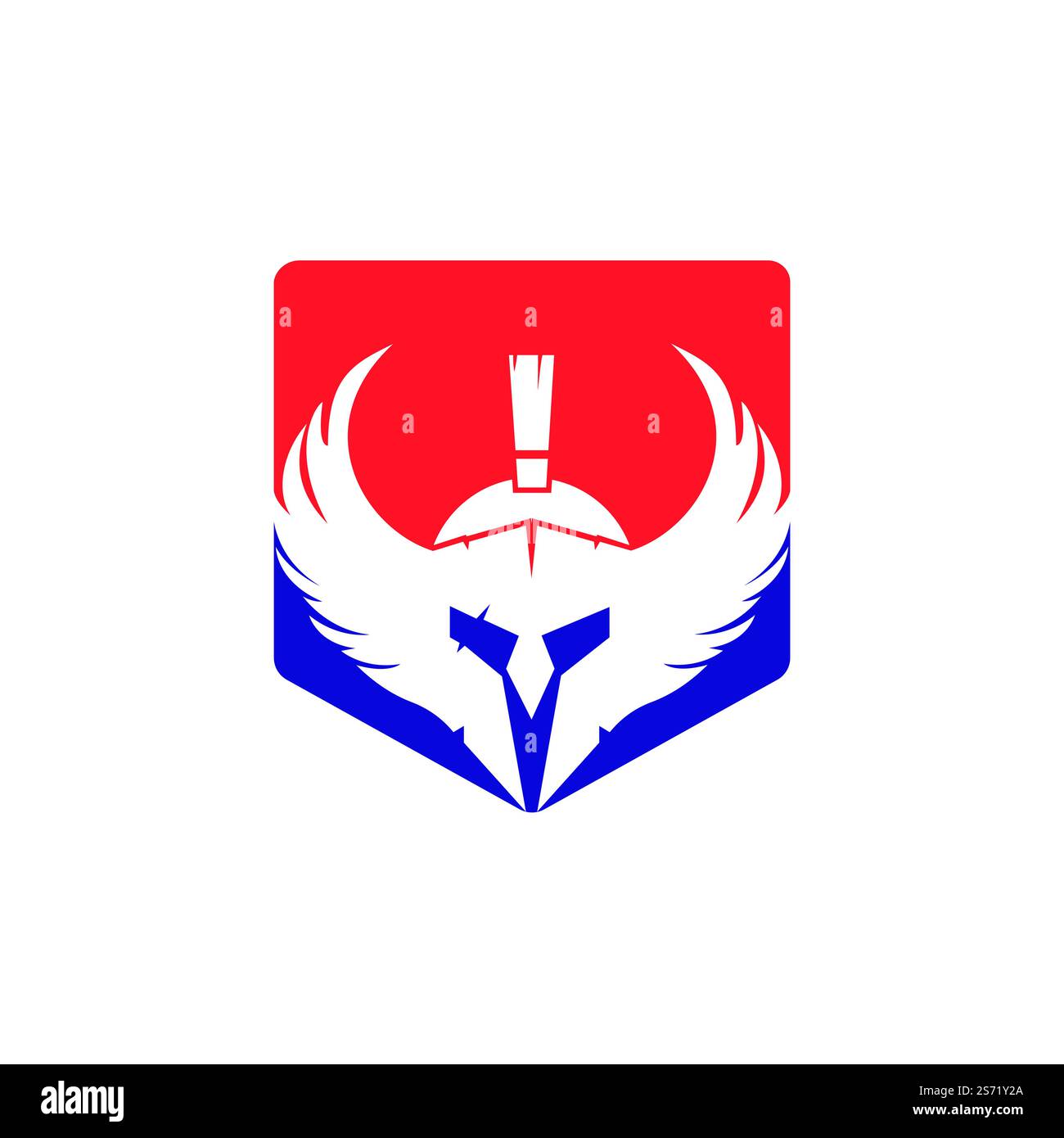 Spartan warrior with wings vector logo design. Warrior knight logo ...