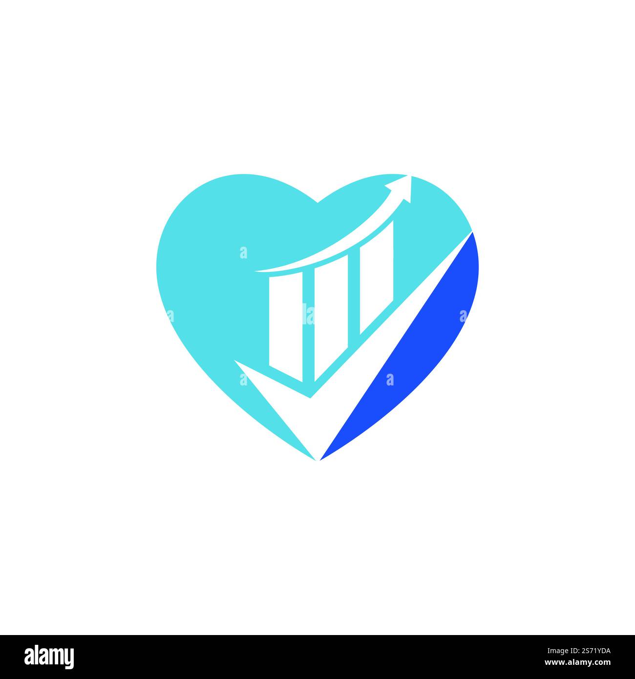 Stats check vector logo design template. Check mark for accounting ...