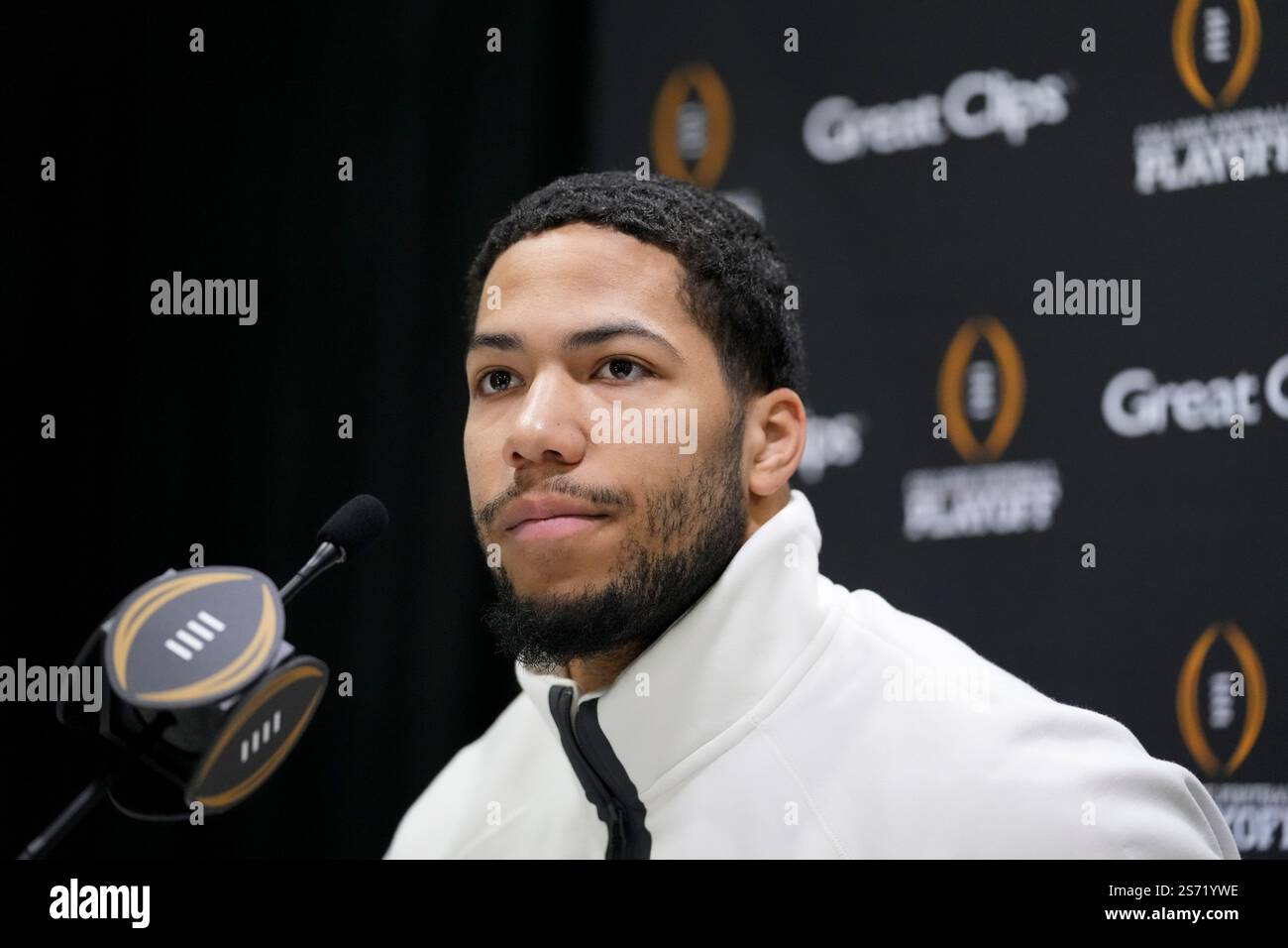 Ohio State linebacker Cody Simon during media day ahead of the College ...