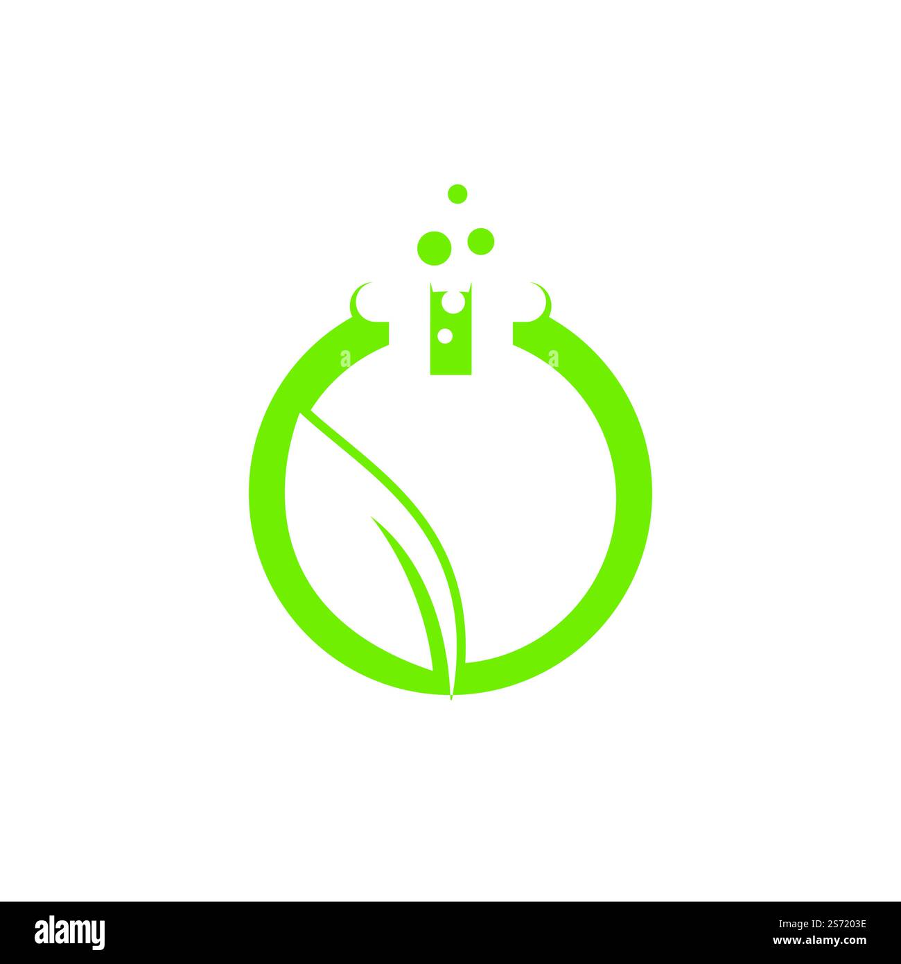 Eco lab vector logo design. Natural lab logo designs concept. Science ...