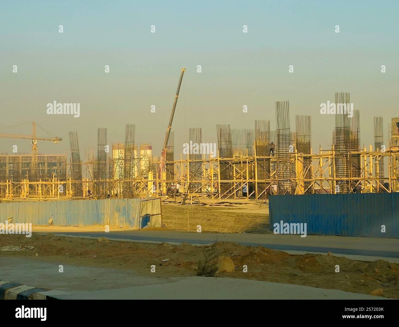 Cairo, Egypt, December 23 2024: A new high rise of residential ...