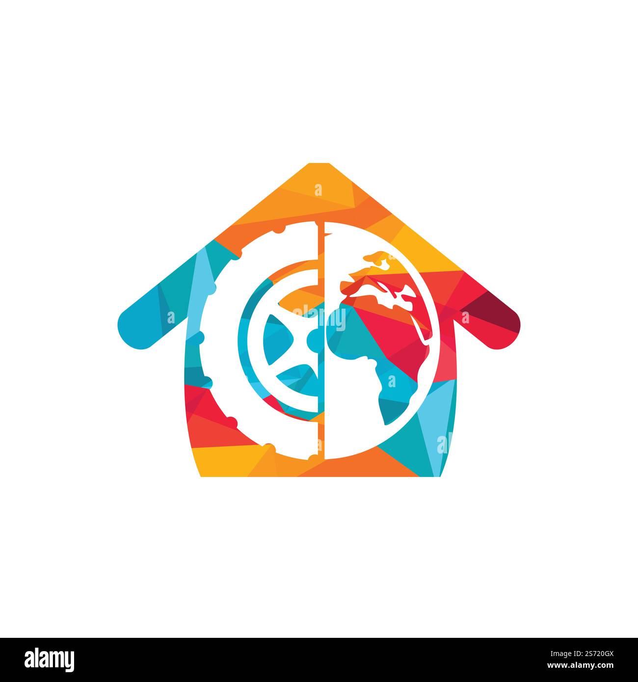 Tire world vector logo template. Vector wheel and planet logo ...