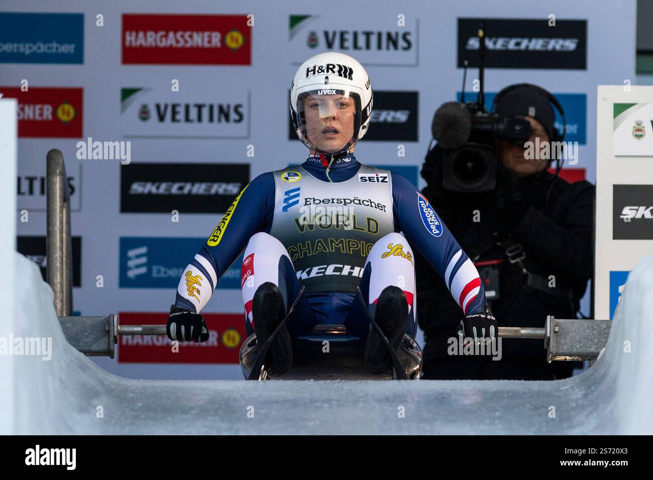 Lisa Schulte (AUT), Ebersp?cher FIL Rodel Weltcup, 1. Lauf Einsitzer ...