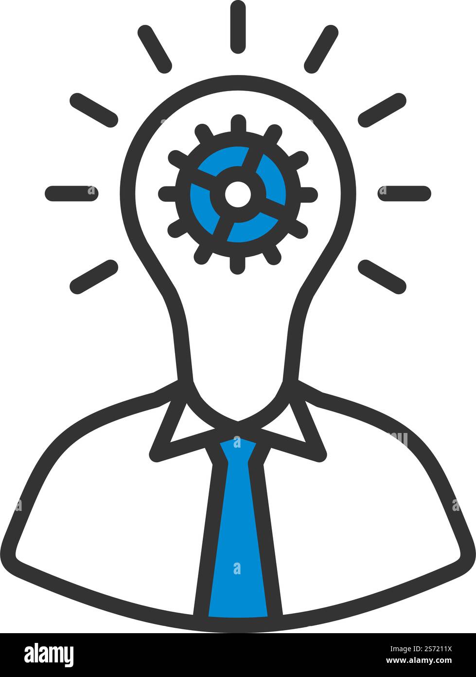 Innovation Icon. Editable Bold Outline With Color Fill Design. Vector ...