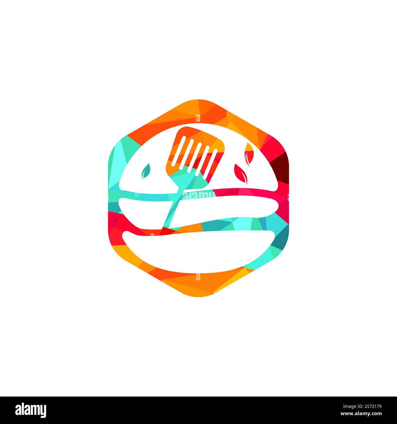 Vegan burger vector logo design. Healthy organic burger logo concept ...