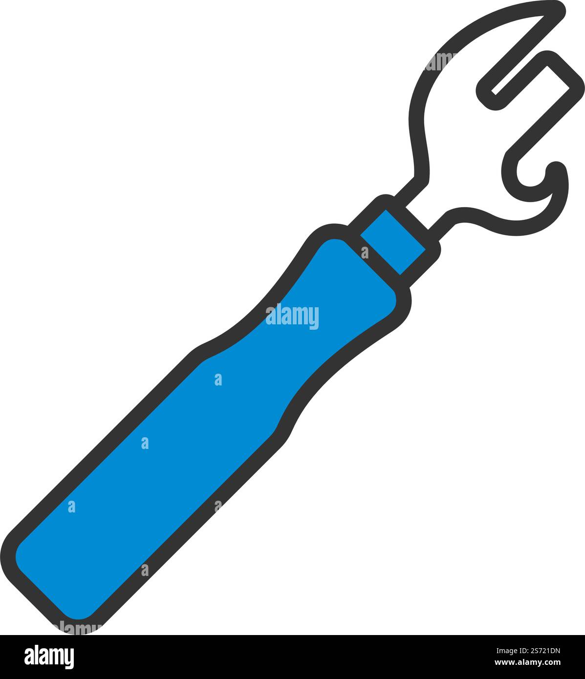Can Opener Icon. Editable Bold Outline With Color Fill Design. Vector ...