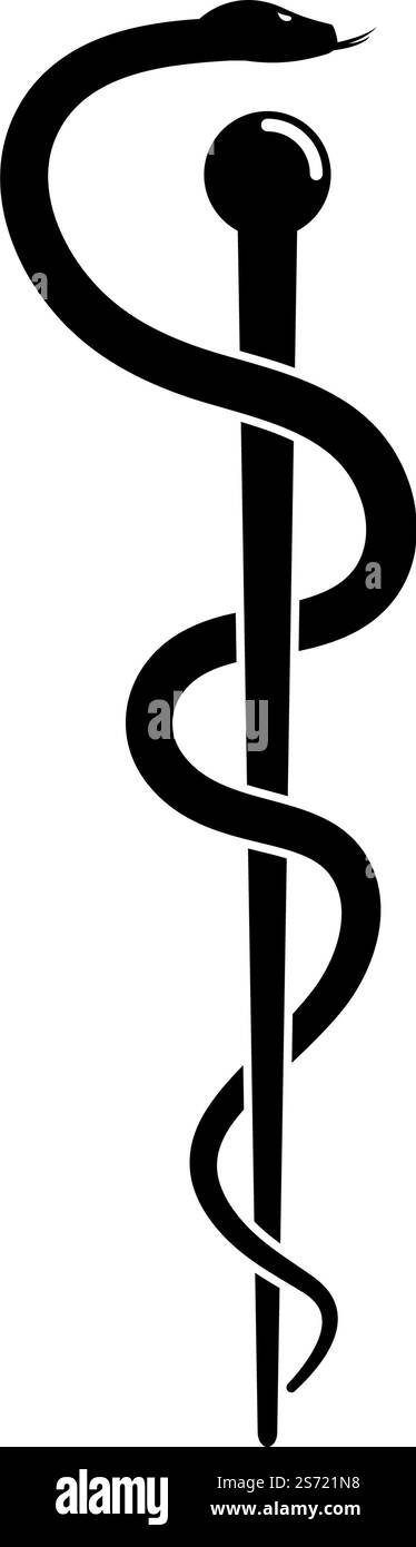 Snake logo,Pharmacy logo vector ilustration template Stock Vector Image ...