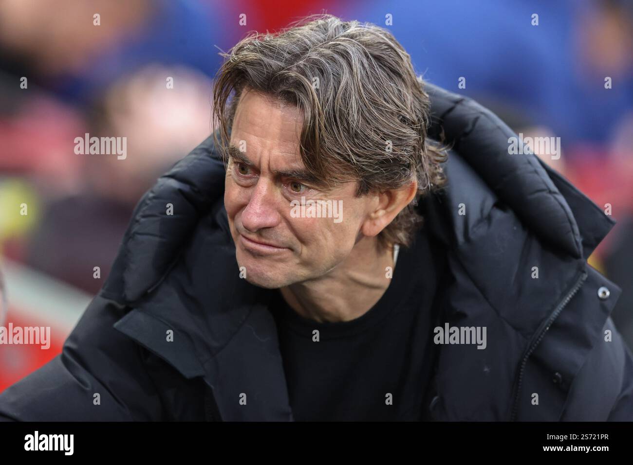 Thomas Frank Manager of Brentford during the Premier League match ...