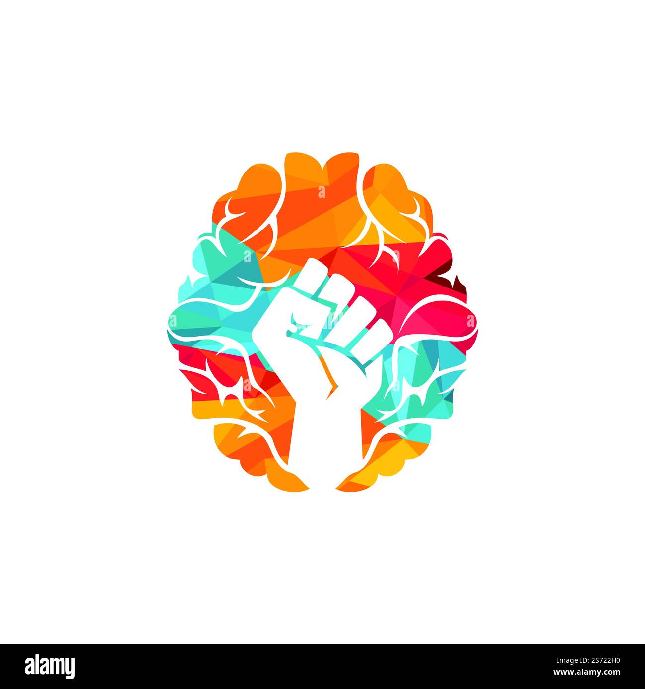 Brain fist vector logo design. Intellect power logo. Extreme ...