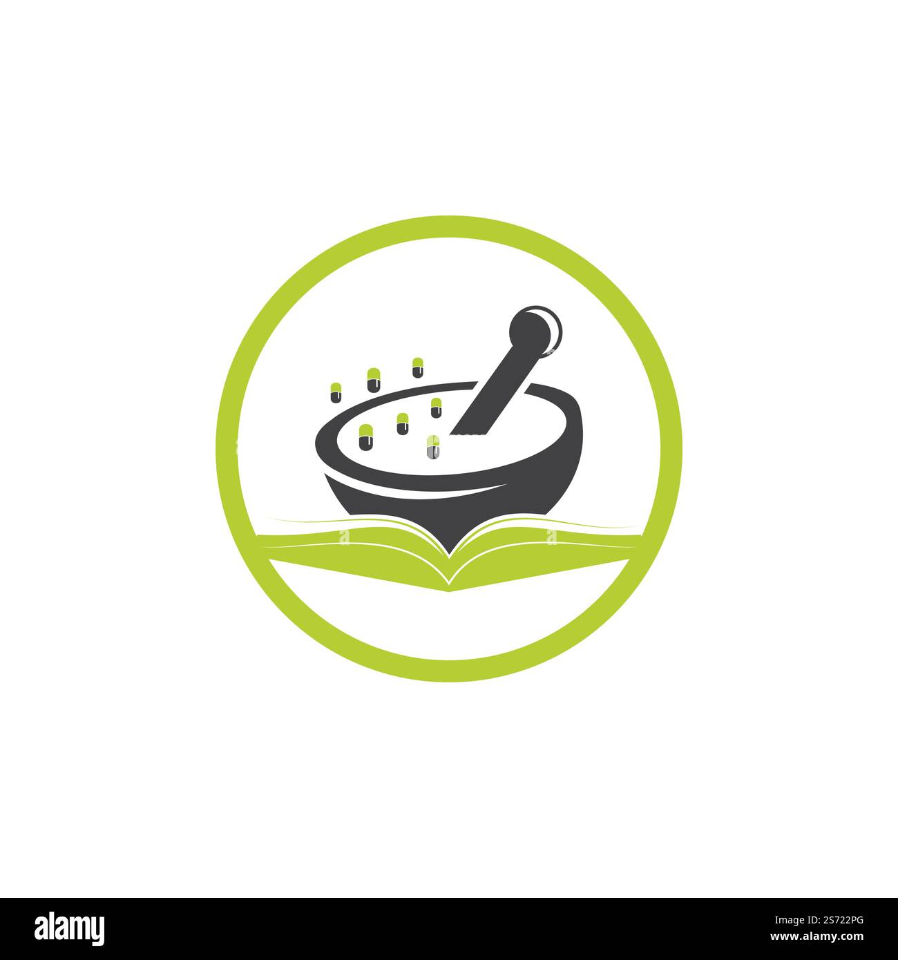 Pharmacy book vector logo design. Medical study logo design concept ...