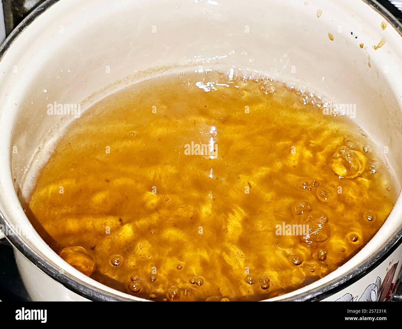 Attar or Qatir, a type of sweet syrup used in the preparation of Middle ...