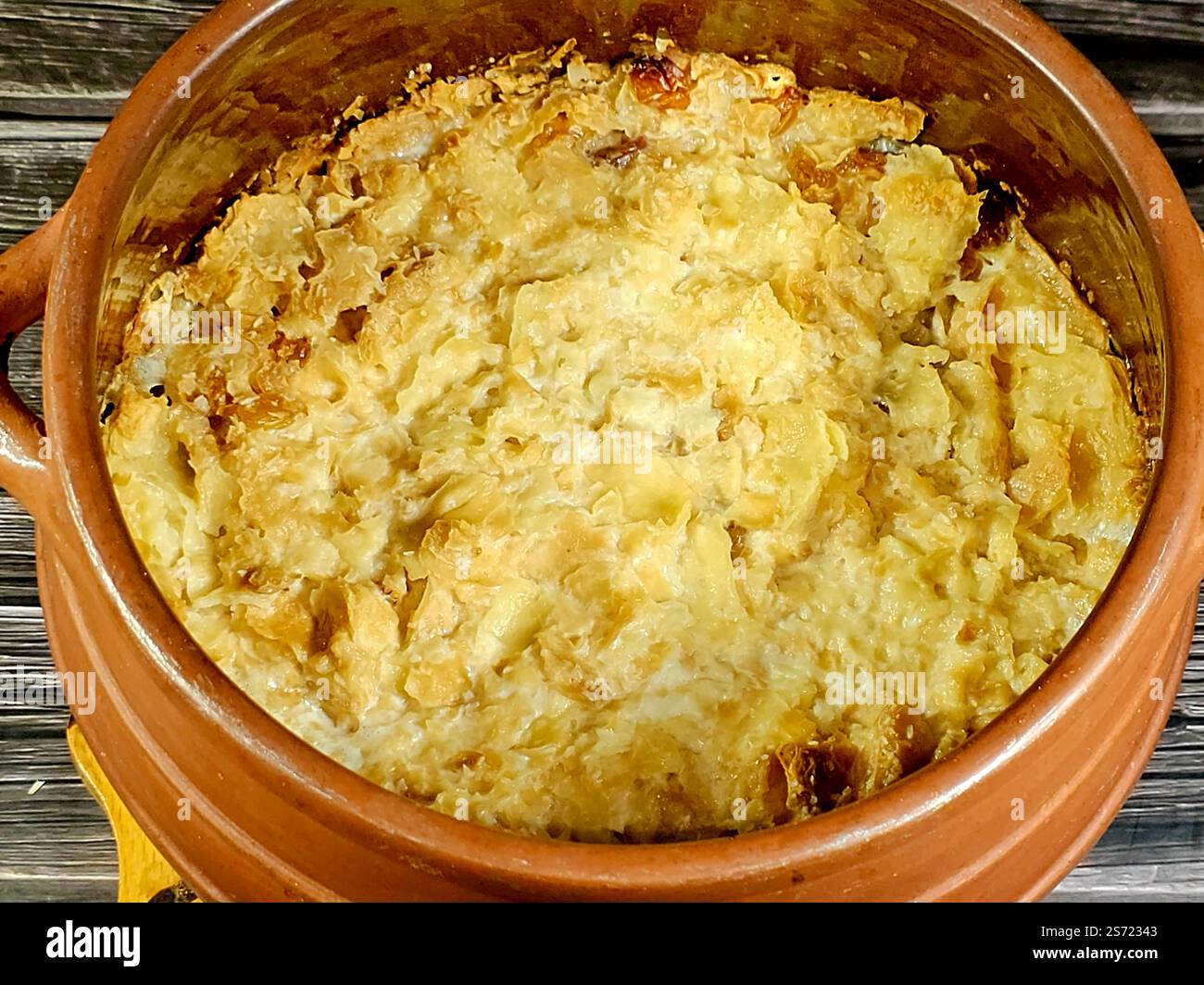 Traditional Arabic Egyptian Eastern dessert cuisine called Om Ali ...