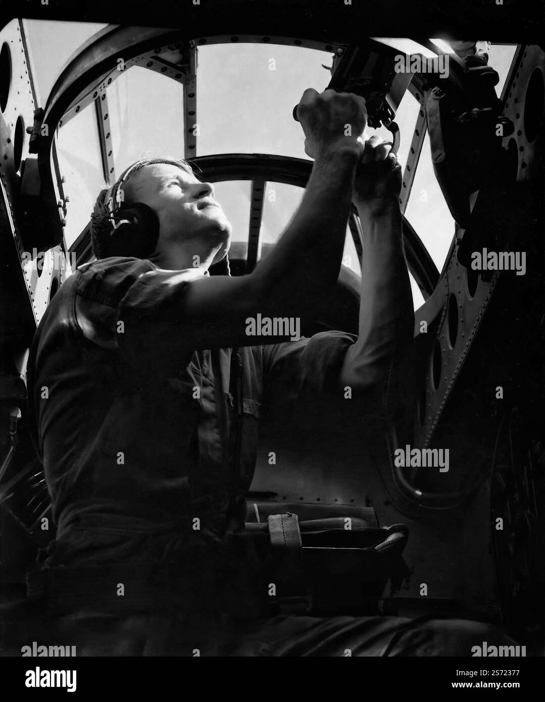 Gunner on a Douglas A-20 Havoc was an American light bomber, attack ...