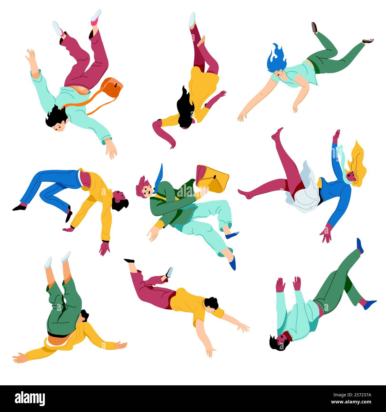 Accidental collapse Stock Vector Images - Alamy