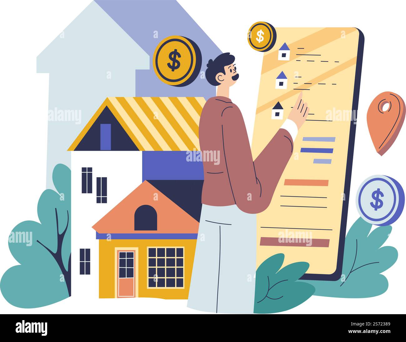 Thinking client Stock Vector Images - Alamy