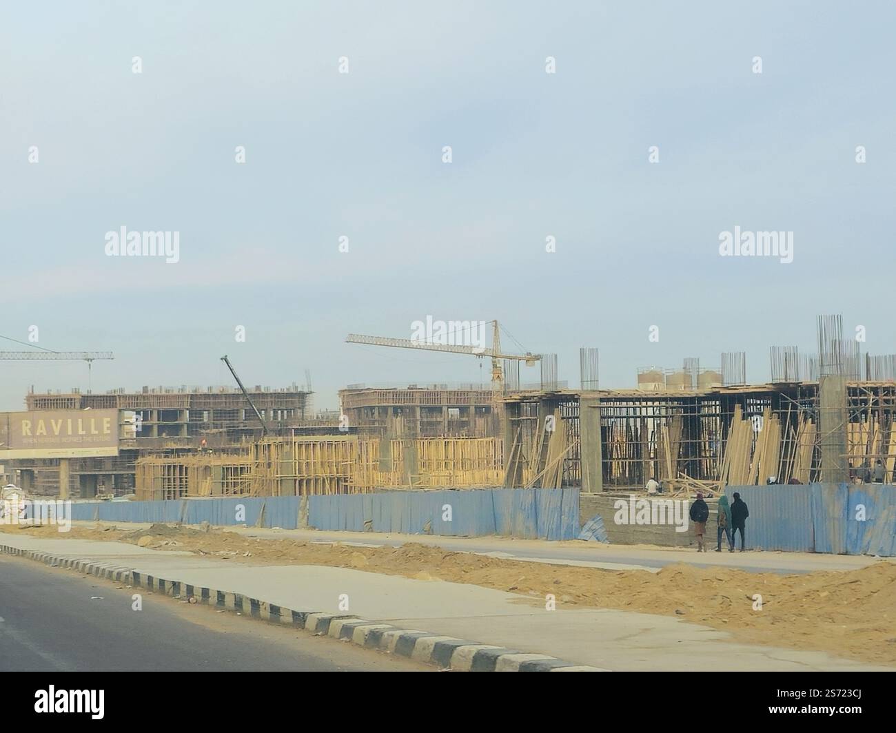 Cairo, Egypt, January 4 2025: A new high rise of residential apartments in new Cairo, New ...