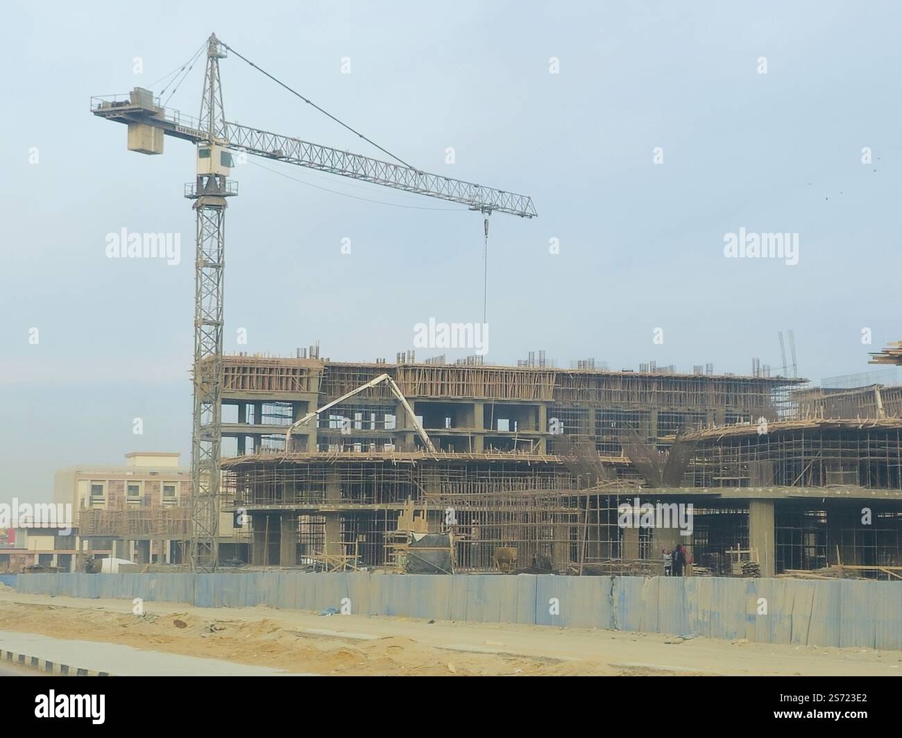 Cairo, Egypt, January 4 2025: A new high rise of residential apartments ...