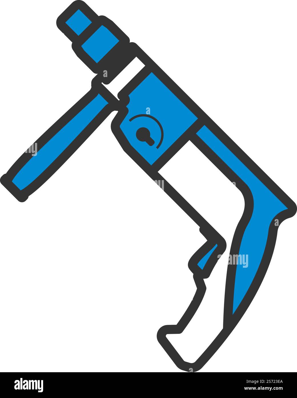 Electric Perforator Icon. Editable Bold Outline With Color Fill Design ...