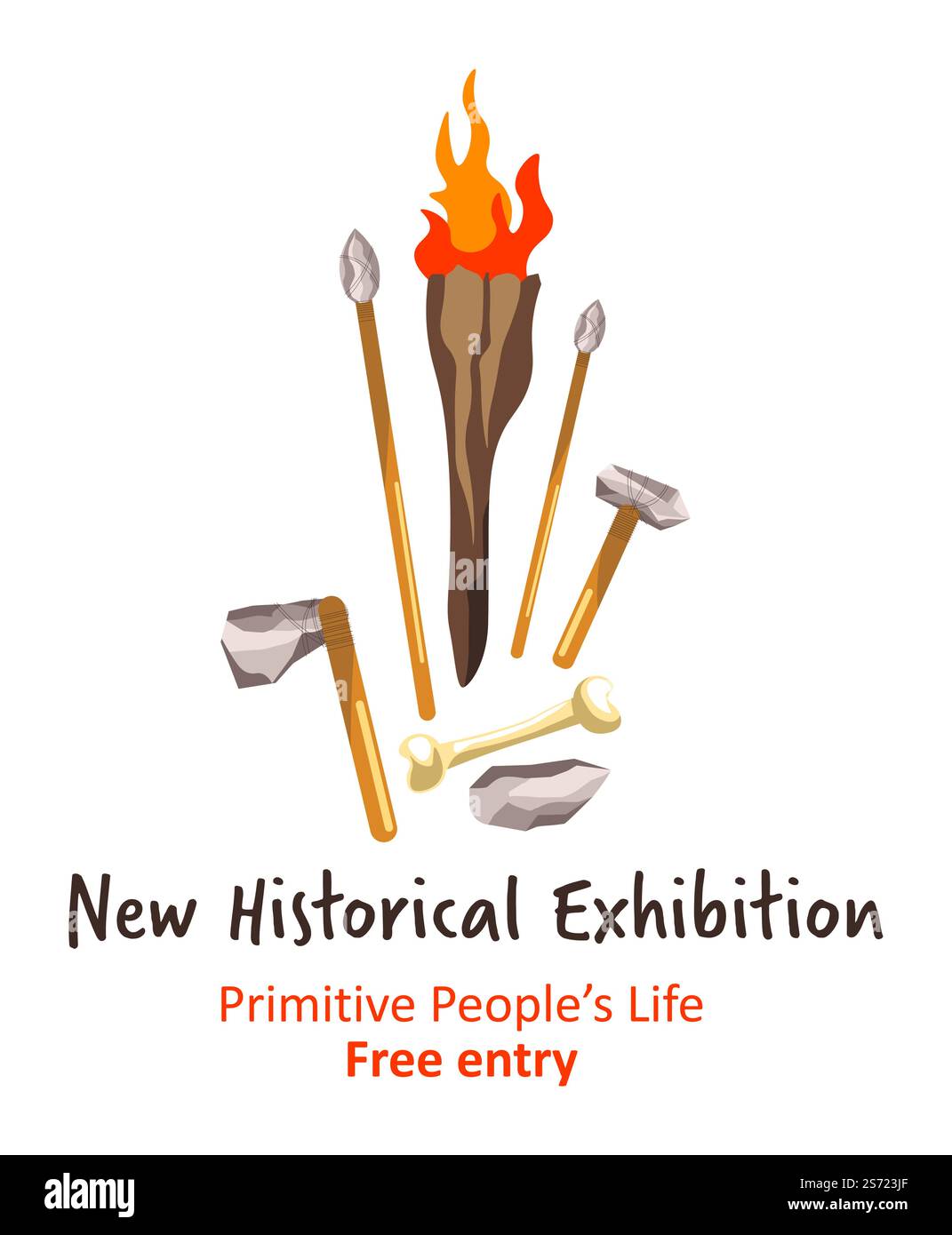 Culture and traditions of primitive people living in prehistoric age ...