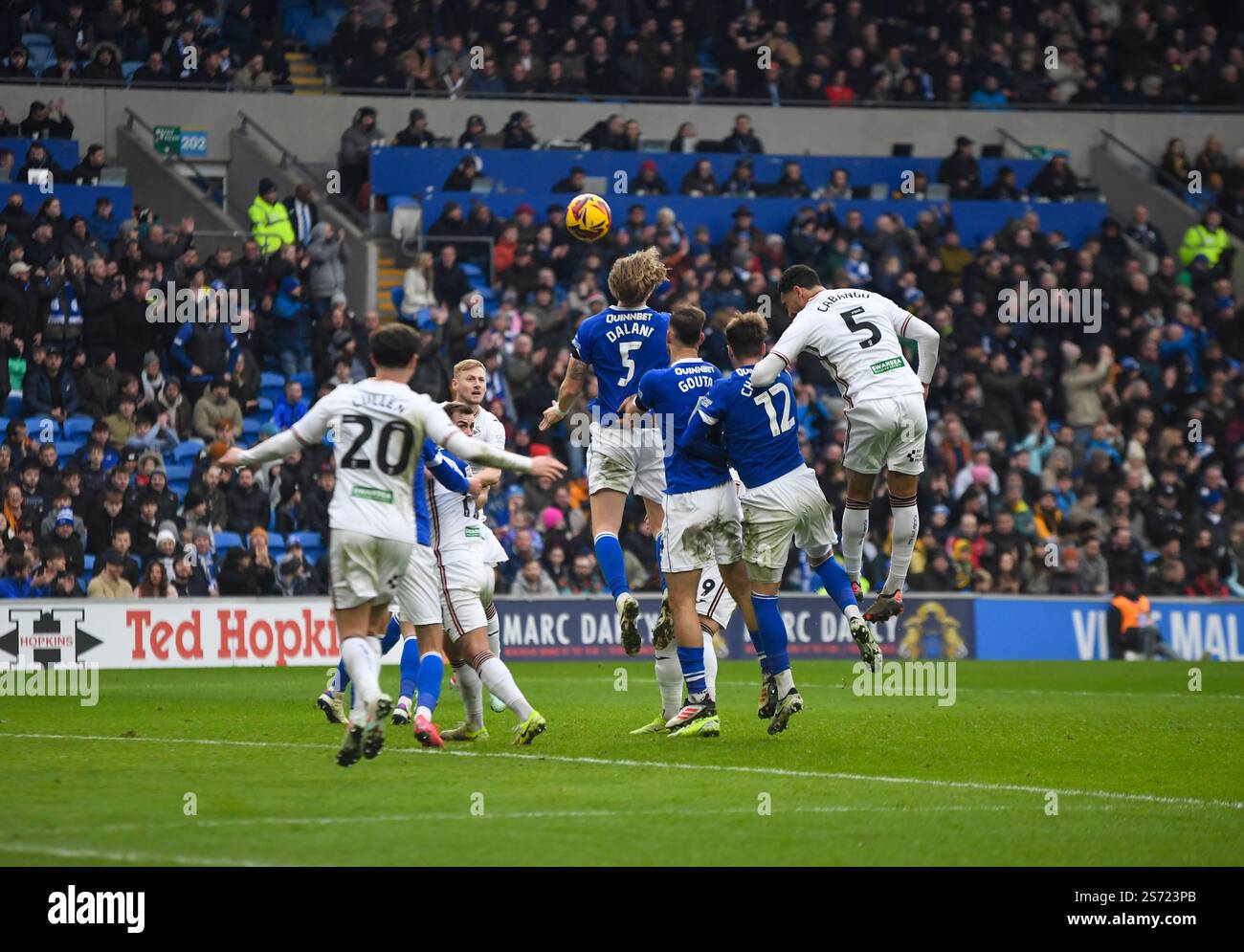 18th January 2025; Cardiff City Stadium, Cardiff, Wales; EFL ...