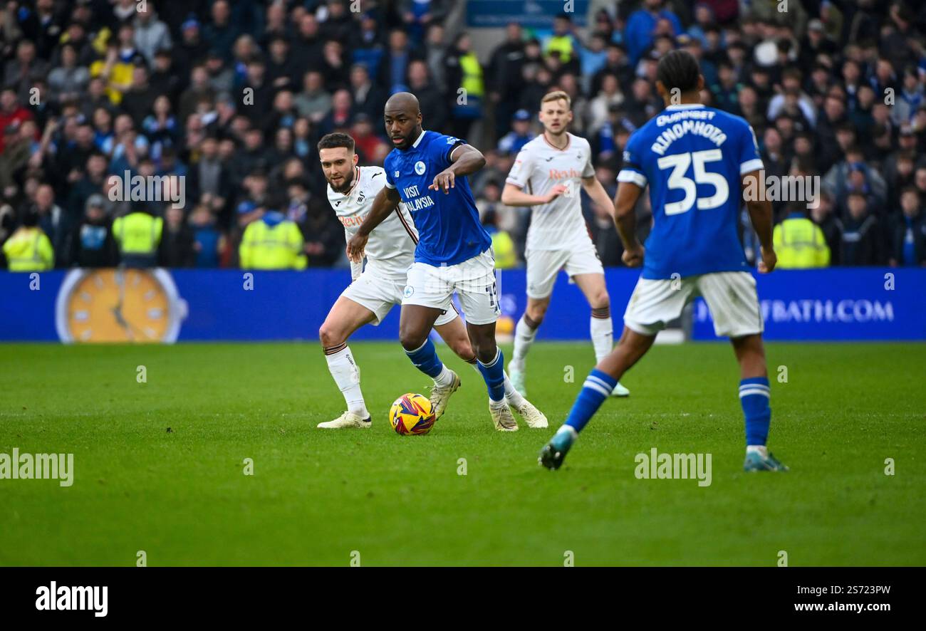 Cardiff City Stadium, Cardiff, UK. 18th Jan, 2025. EFL Championship ...