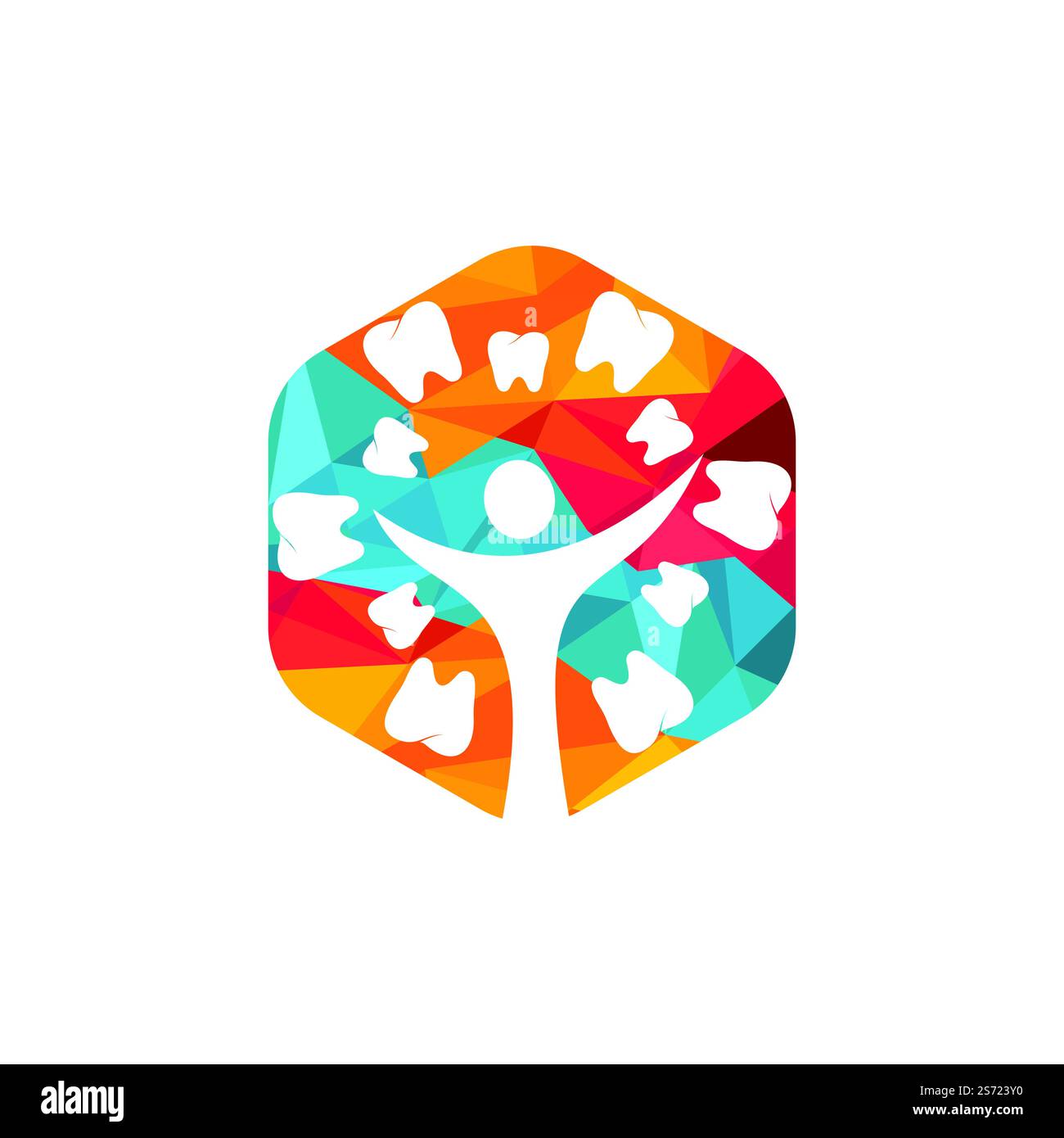 Dental clinic vector design template. Illustration tree icon with tooth ...