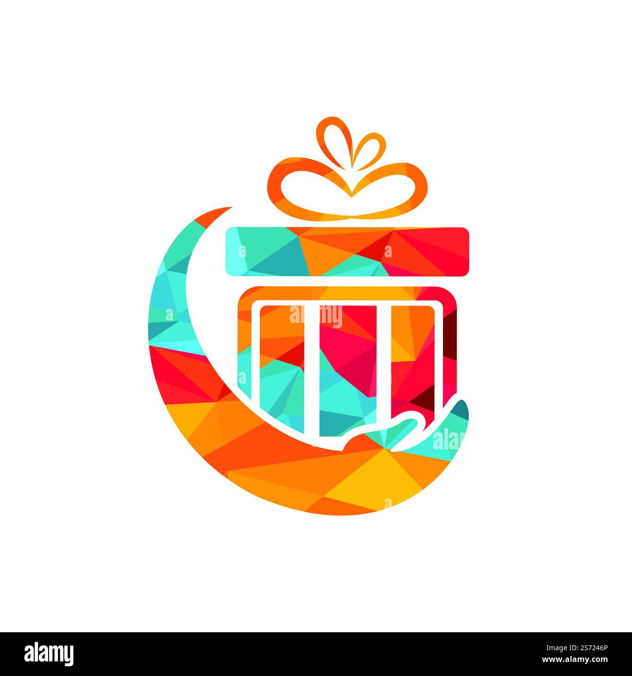 Gift care vector logo design template. Gift store shop logo template ...