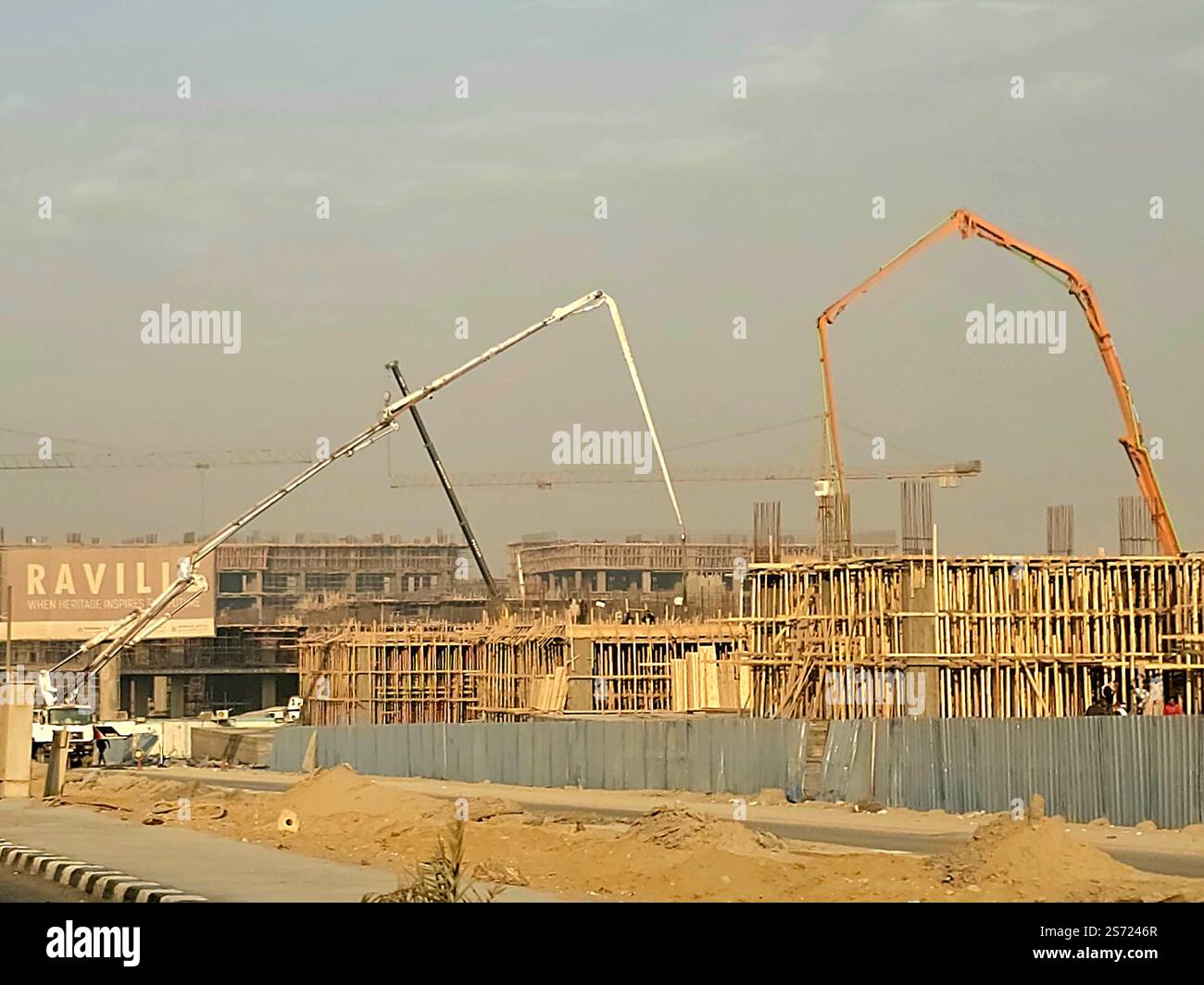 Cairo, Egypt, January 5 2025: New buildings and high rise of ...