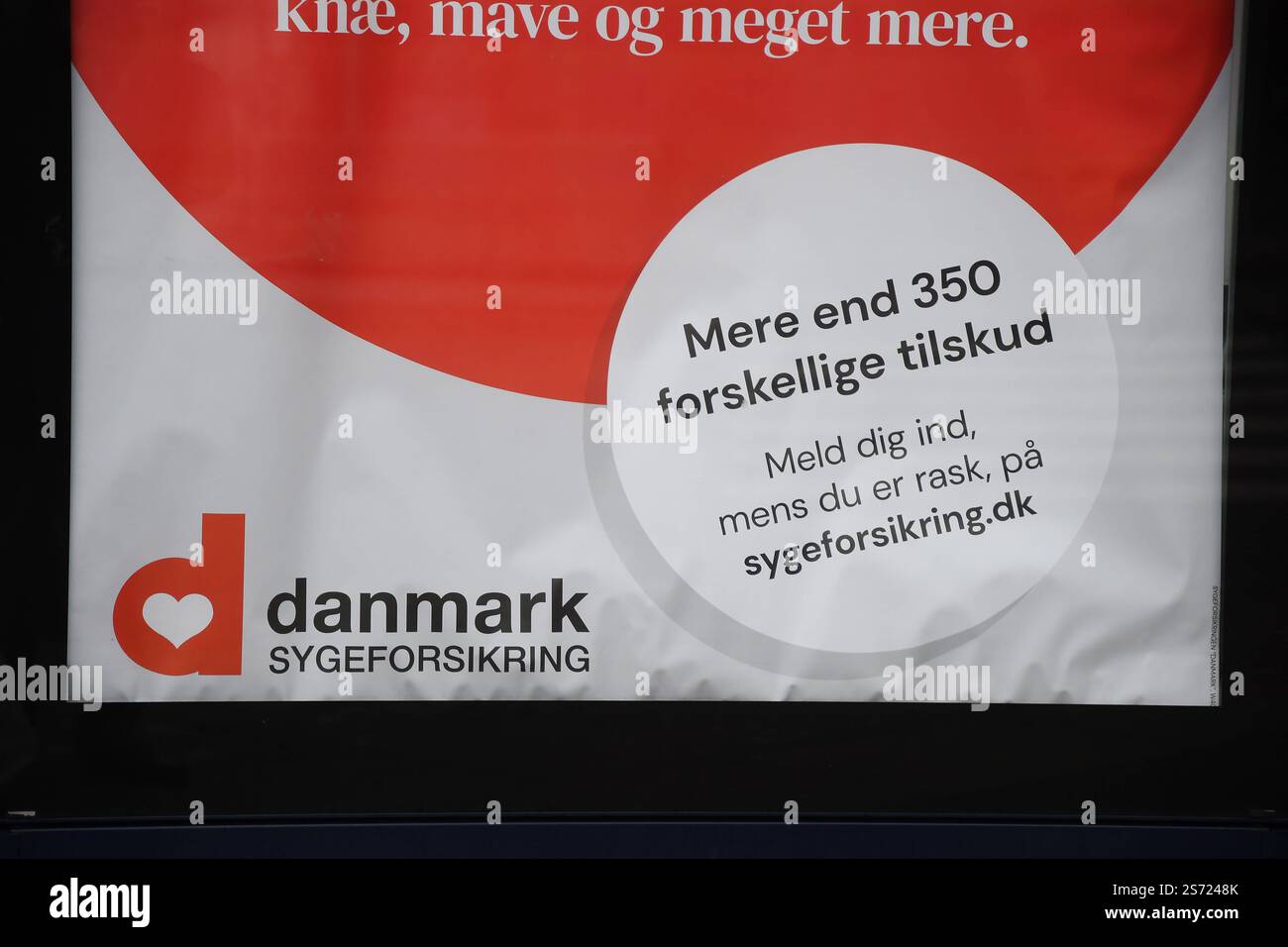 Copenhagen/ DenmarK/18 JANUARY 2025/billboard with danamrk ...