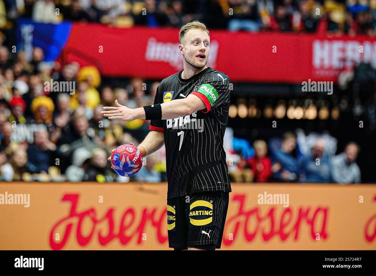 Luca Witzke (Deutschland, #07) DEN, Schweiz vs. Deutschland, Handball ...