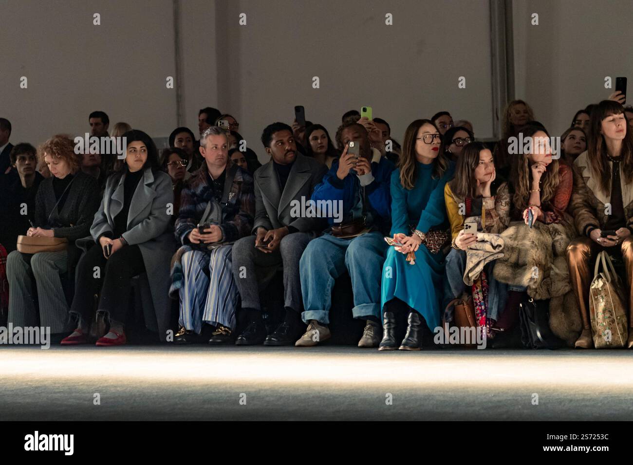 Milan, Italy. 17th Jan, 2025. Luisa Zargani, Sandra Salibian, Stephen ...