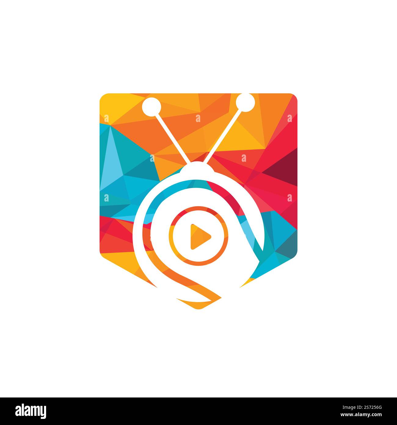 Tennis TV vector logo design template. Tennis ball and play button icon ...