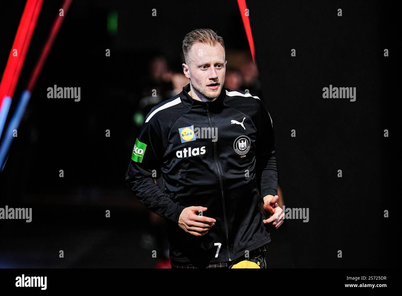 Luca Witzke (Deutschland, #07) DEN, Schweiz vs. Deutschland, Handball ...
