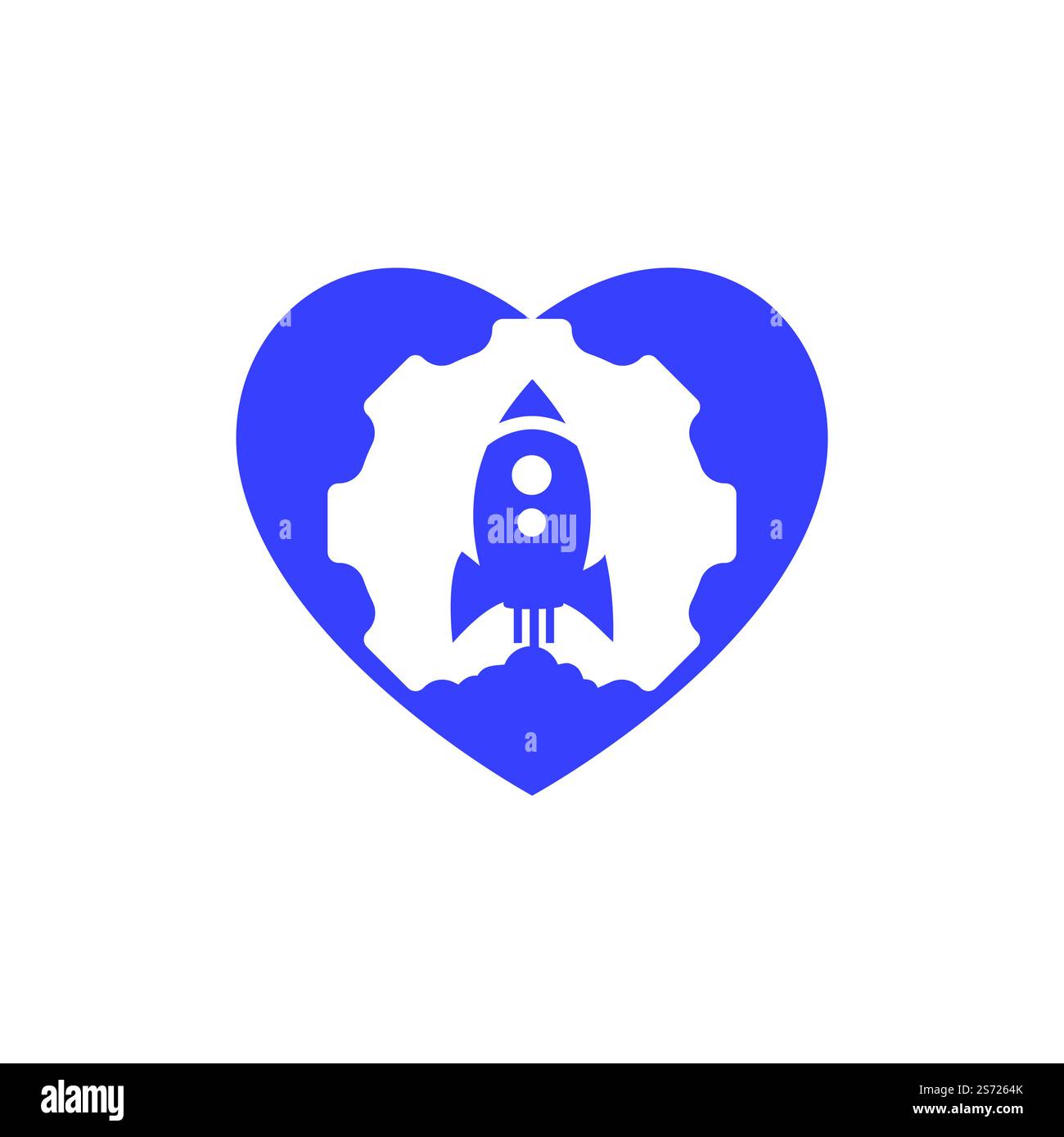 Rocket Gear vector logo design template Stock Vector Image & Art - Alamy