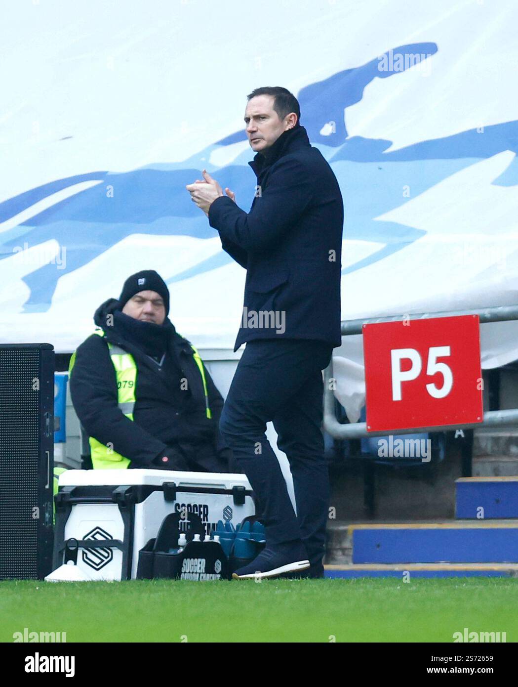 Coventry City head coach Frank Lampard on the touchline during the Sky ...