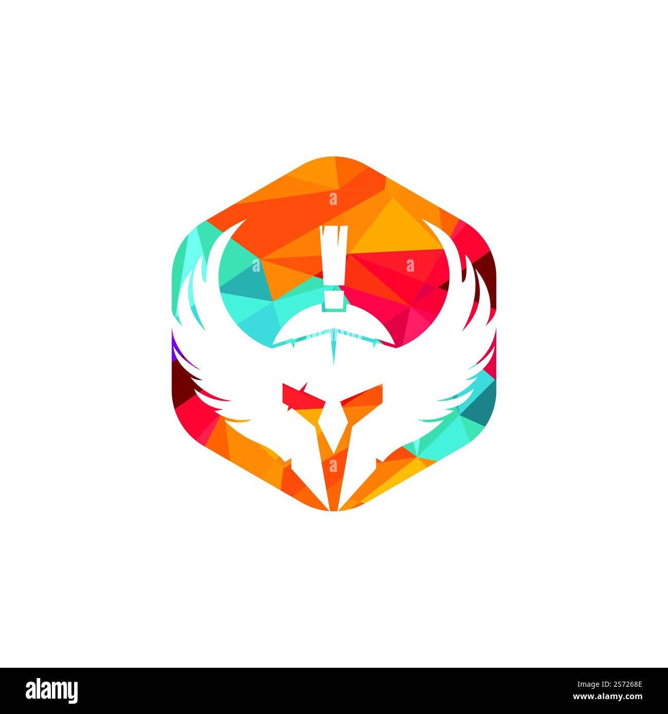 Spartan warrior with wings vector logo design. Warrior knight logo ...