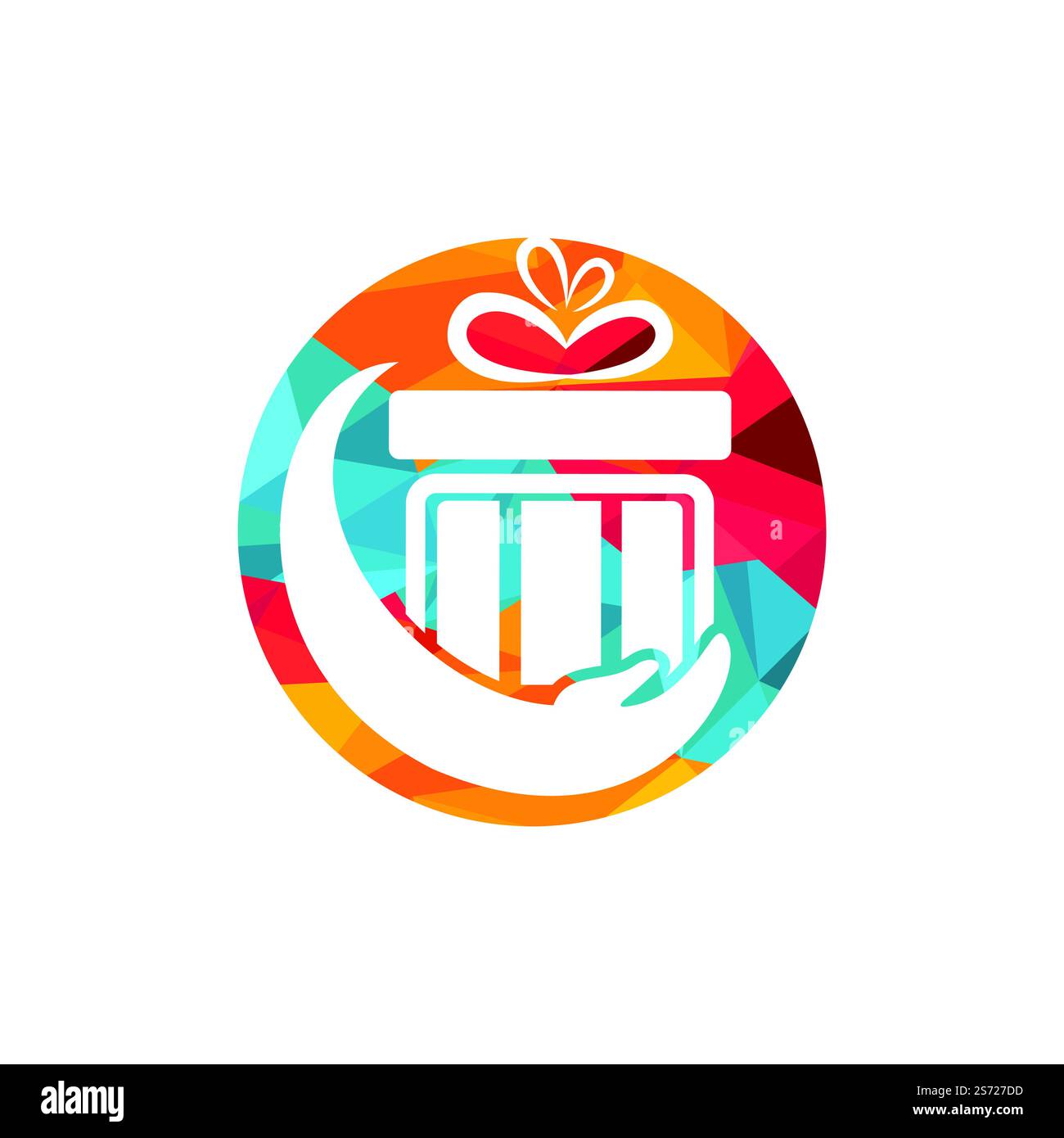 Gift care vector logo design template. Gift store shop logo template ...