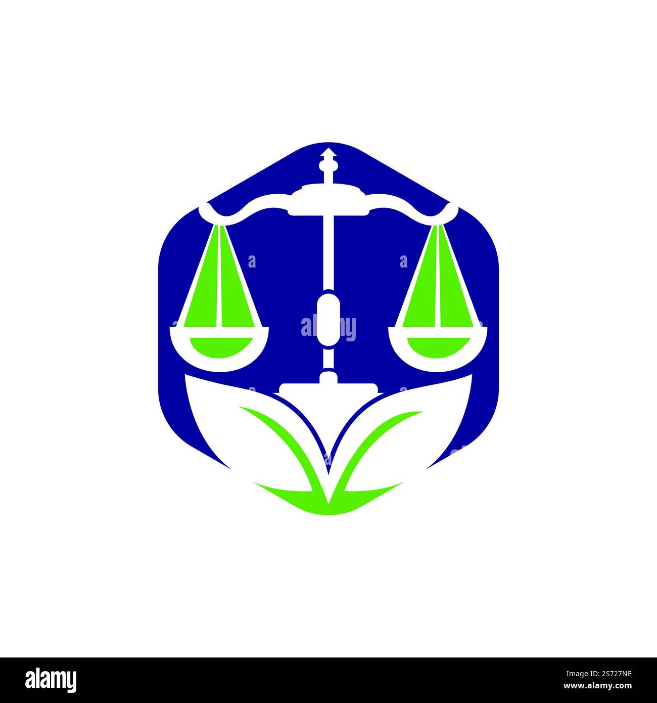 Nature Law Firm Logo design template. Green Scales logo concept Stock ...