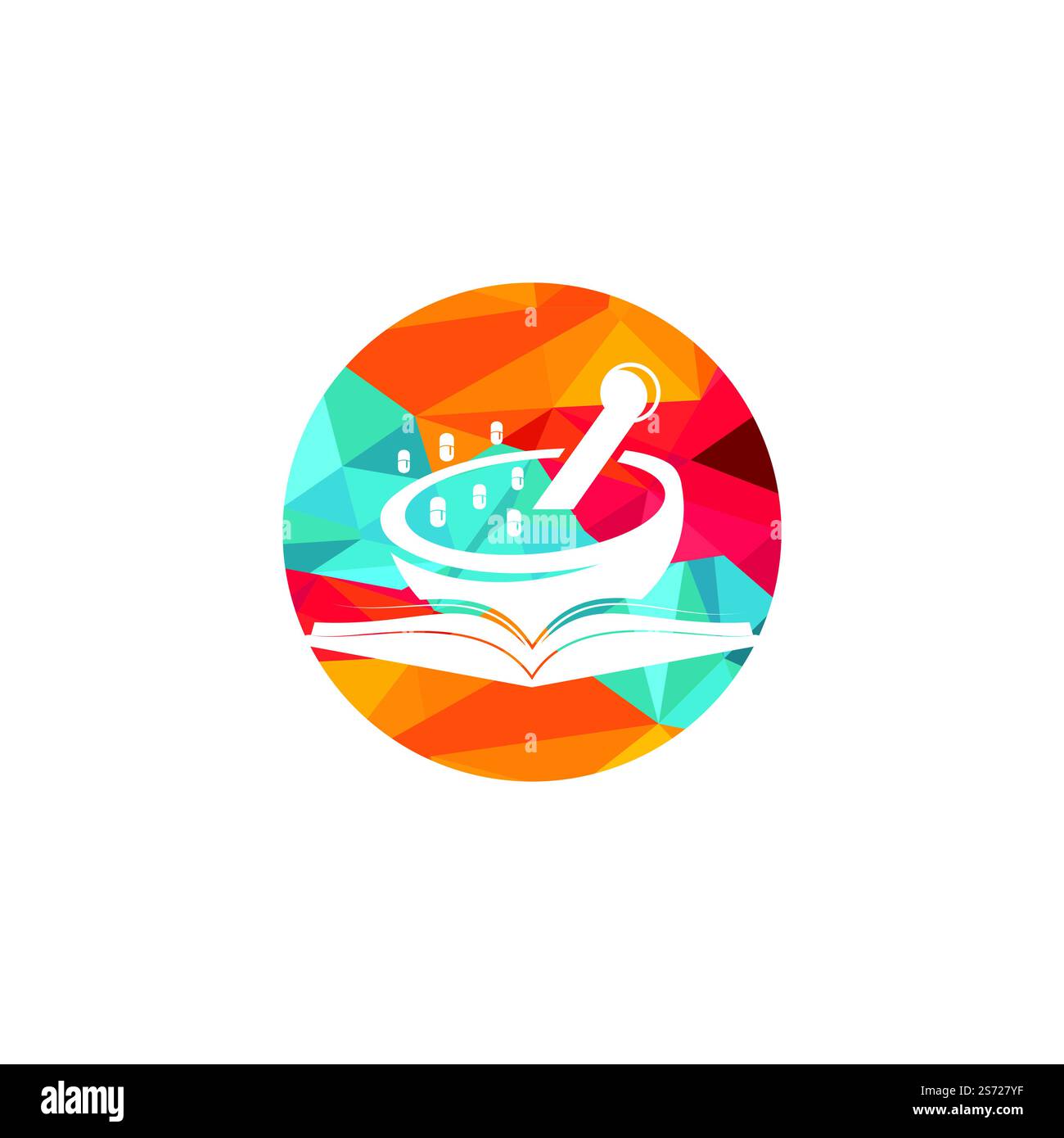 Pharmacy book vector logo design. Medical study logo design concept ...